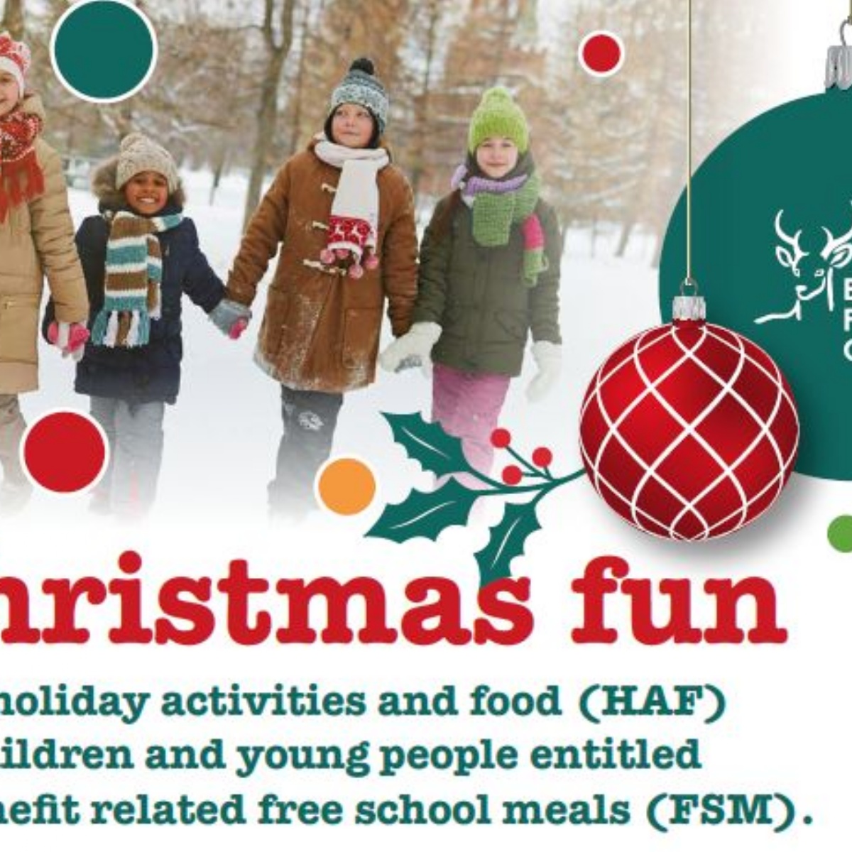 Brakenhale School - Christmas HAF Flyer